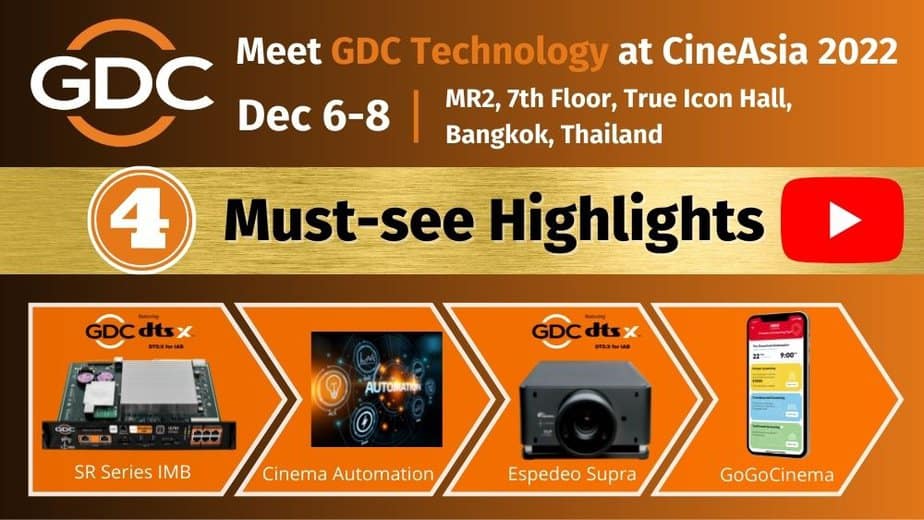 Meet GDC Technology at CineAsia 2022 | GDC Technology