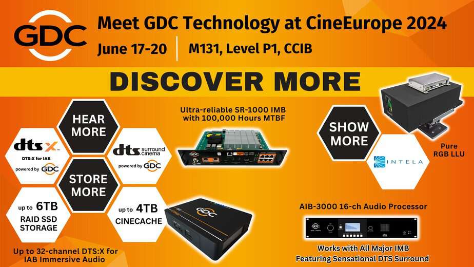 Discover More with GDC at CineEurope 2024 | GDC Technology